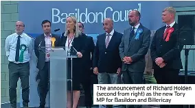 Tories scrape through to win Billericay by just 20 votes - PressReader