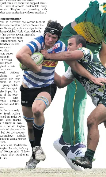 The life of Riley: SA’S young cricket and rugby star - PressReader