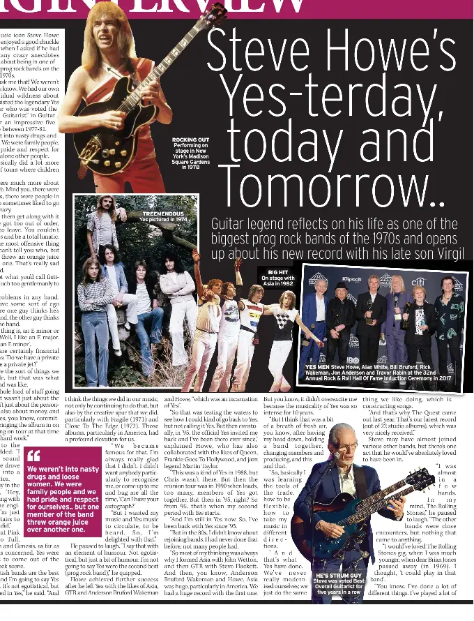 Steve Howe’s Yes-terday, today and Tomorrow.. - PressReader