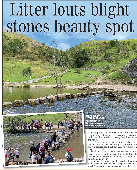 Litter louts blight stones beauty spot - PressReader
