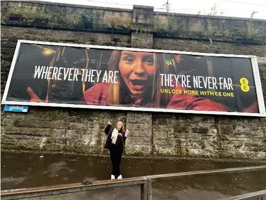 Teen appears on TV and billboards across the UK - PressReader