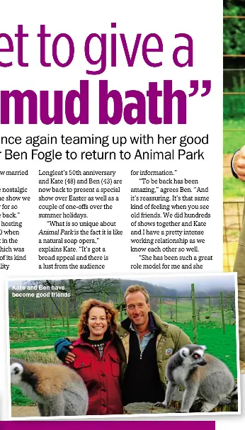ON THE COVER Kate Humble and Ben Fogle - PressReader