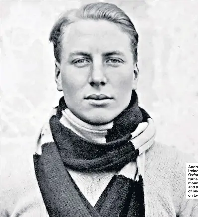 Uncovering the real Sandy Irvine – the forgotten hero of Everest ...