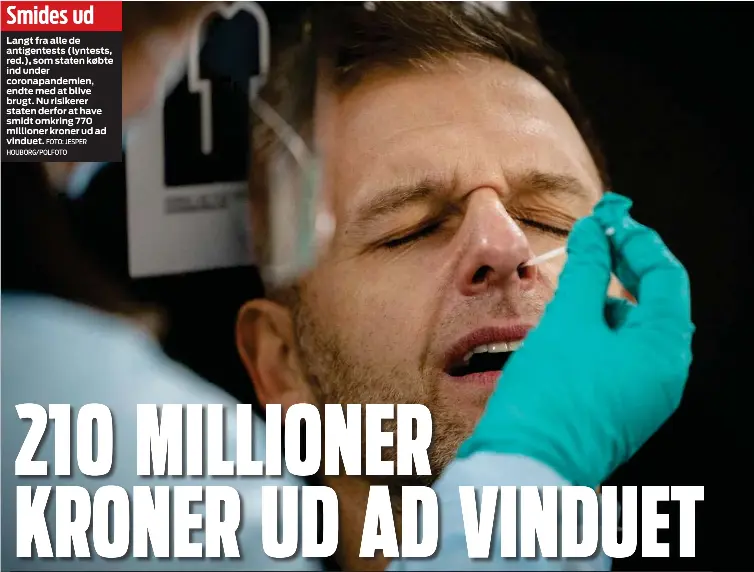 210 MILLIONER KRONER UD AD VINDUET - PressReader