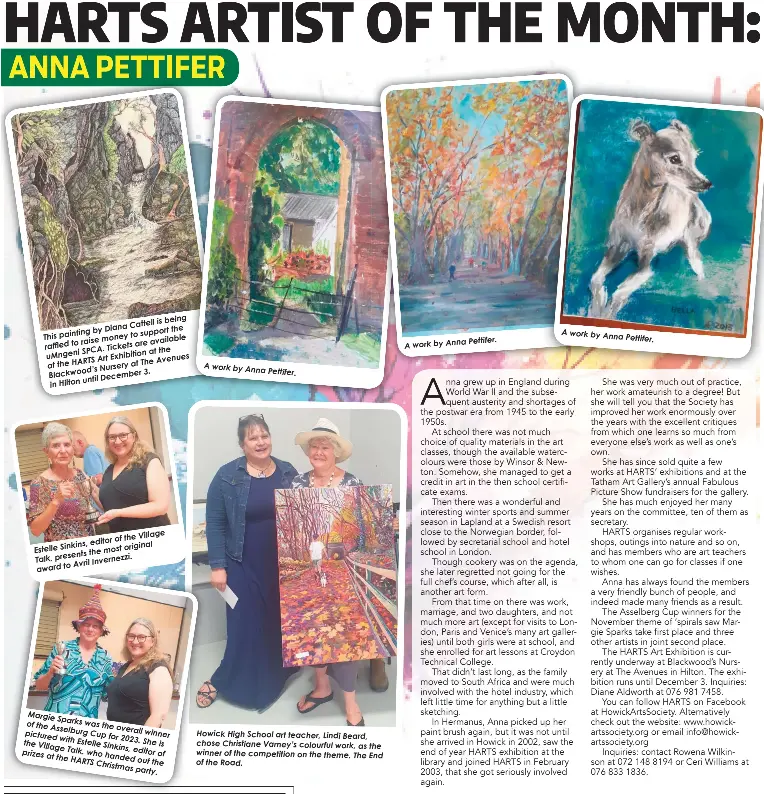 HARTS ARTIST OF THE MONTH: - PressReader