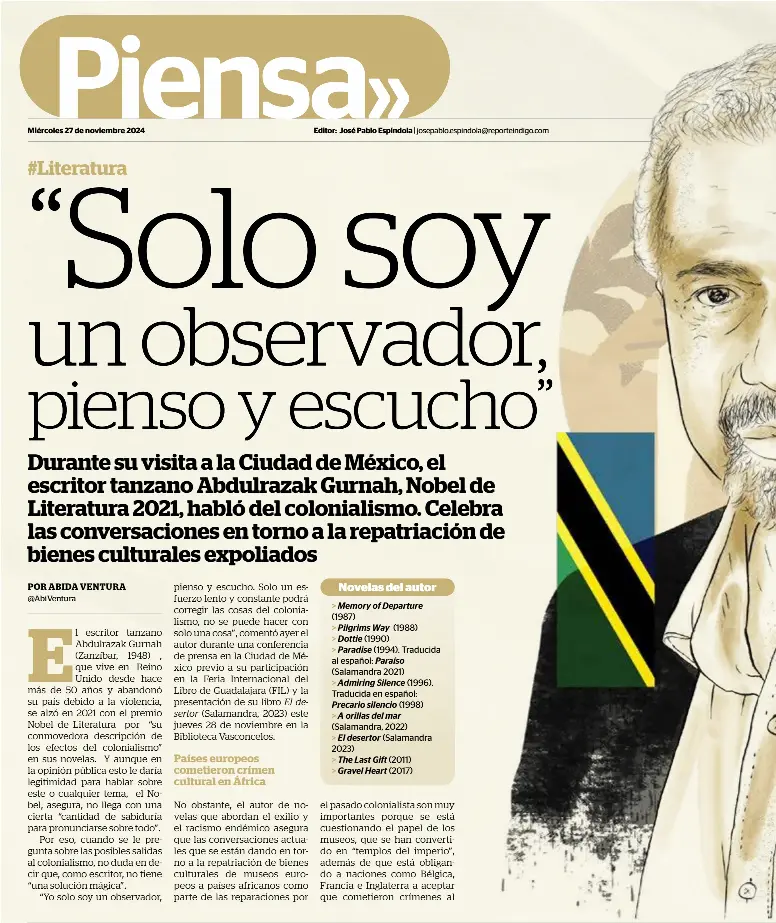 “Solo soy un observador, pienso y escucho” - PressReader