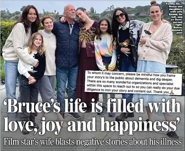 ‘Bruce’s life is filled with love, joy and happiness’ - PressReader