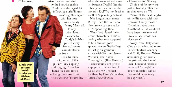 Laverne & Shirley TOGETHER AGAIN - PressReader