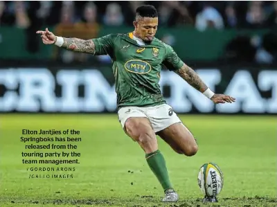Boks send Jantjies, dietician packing - PressReader