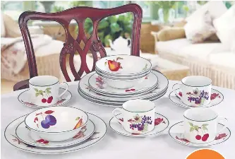 Royal Worcester Evesham Vale 20 Piece Dinner Set - PressReader