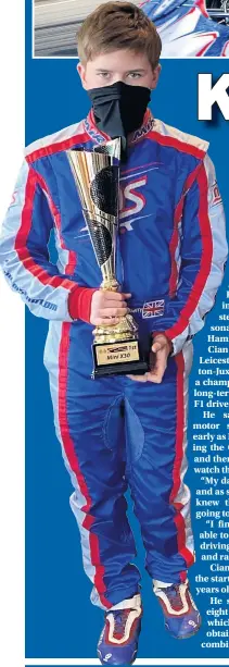 Kart racing sensation Cian is enjoying his life in the fast lane ...