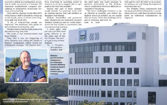 ‘Brutal’ job cuts hit Fonterra in Hamilton - PressReader