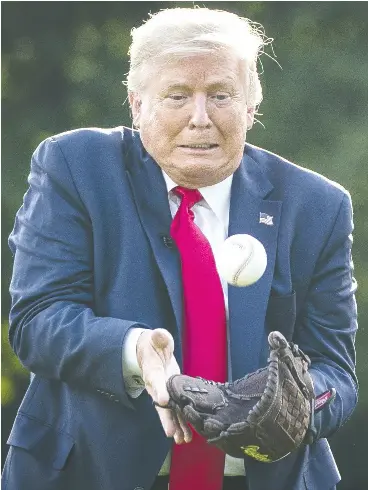 TRUMP PLAYS CATCH - PressReader