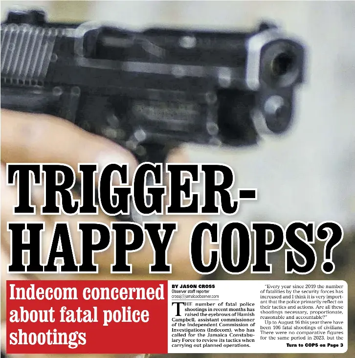 TRIGGERHAP­PY COPS? - PressReader