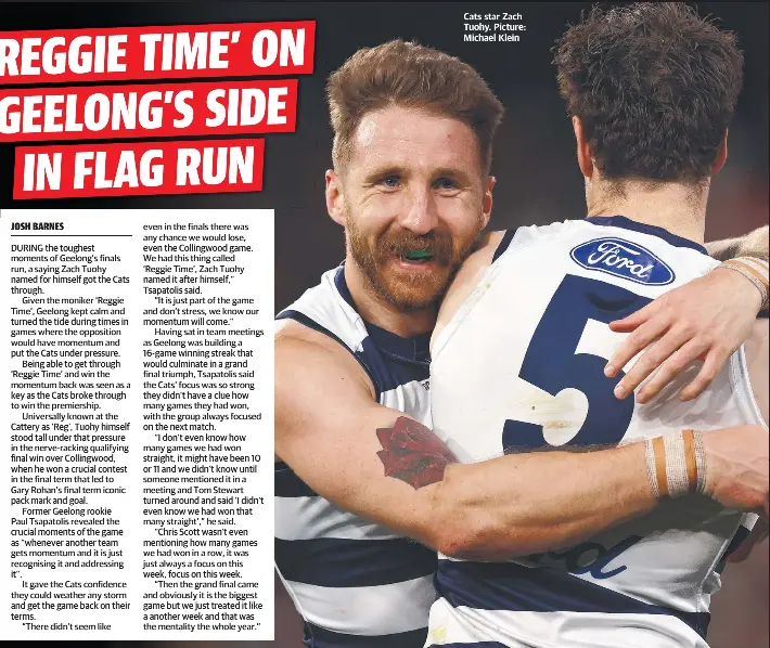 ‘REGGIE TIME’ ON GEELONG’S SIDE IN FLAG RUN - PressReader