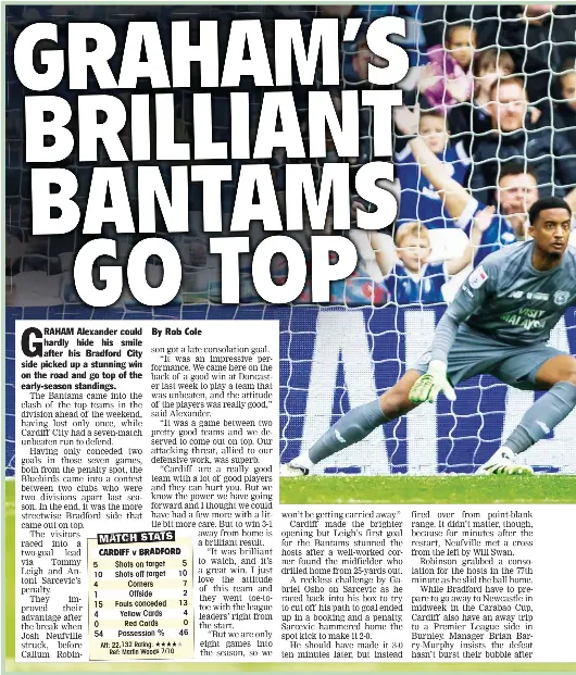GRAHAM’S BRILLIANT BANTAMS GO TOP - PressReader