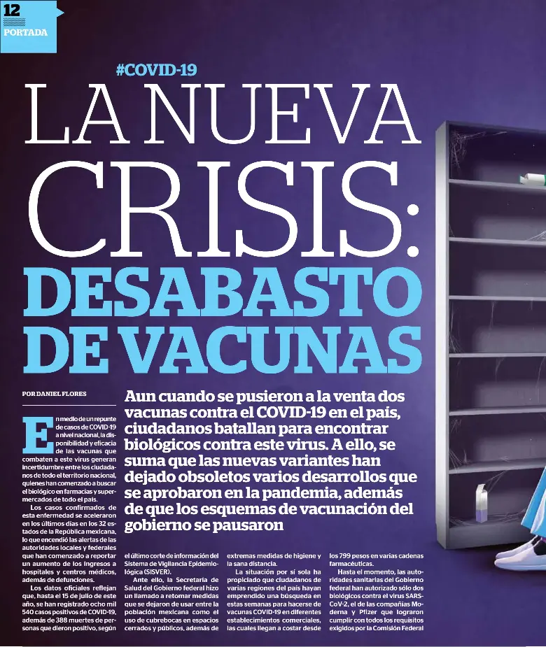 LA NUEVA CRISIS: DESABASTO DE VACUNAS - PressReader