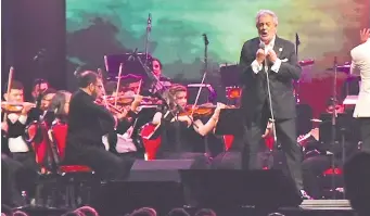 Plácido Domingo ofrece una variada gala musical - PressReader