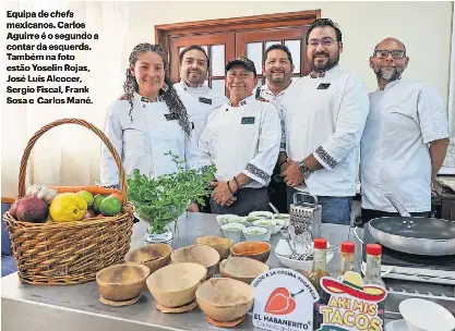 Carlos Aguirre “Papadzul é um exemplo de comida do Iucatão que herdámos ...
