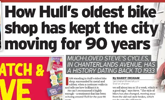 How Hull’s oldest bike shop has kept the city moving for 90 years - PressReader