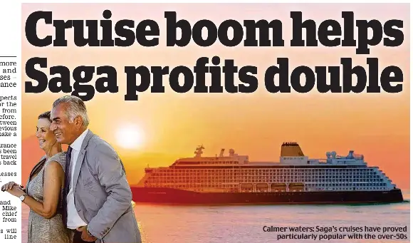 Cruise boom helps Saga profits double - PressReader