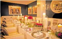 On the menu for posh dining - PressReader