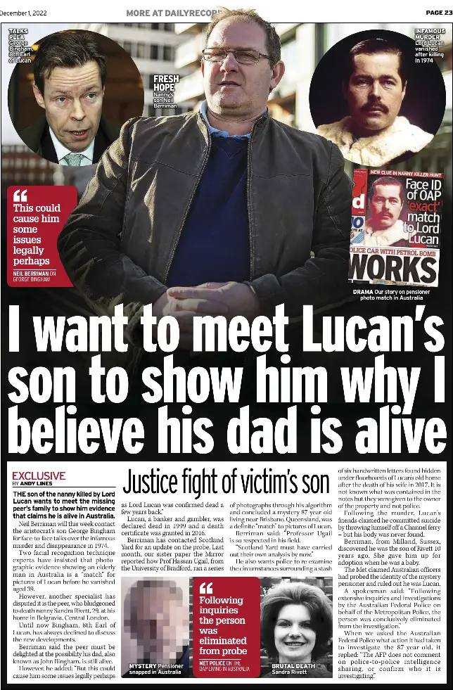 I want to meet Lucan’s son to show him why I believe his dad is alive - PressReader