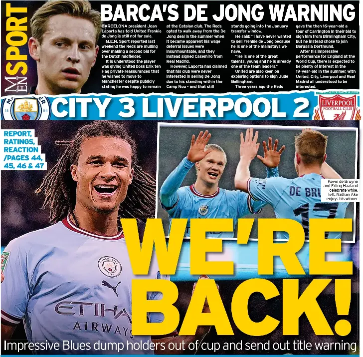 BARCA’S DE JONG WARNING - PressReader