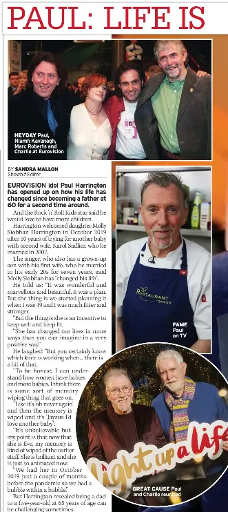 PAUL: LIFE IS ON SONG THANKS TO NEW TOT I sang about Rock ’n’ Roll Kids... now my life is all ...