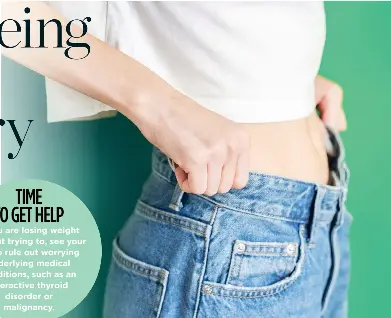 When being too thin is a worry - PressReader