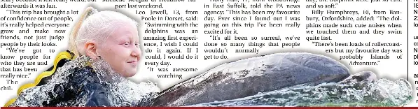 Kids’ splashing time on dream trip of a lifetime - PressReader