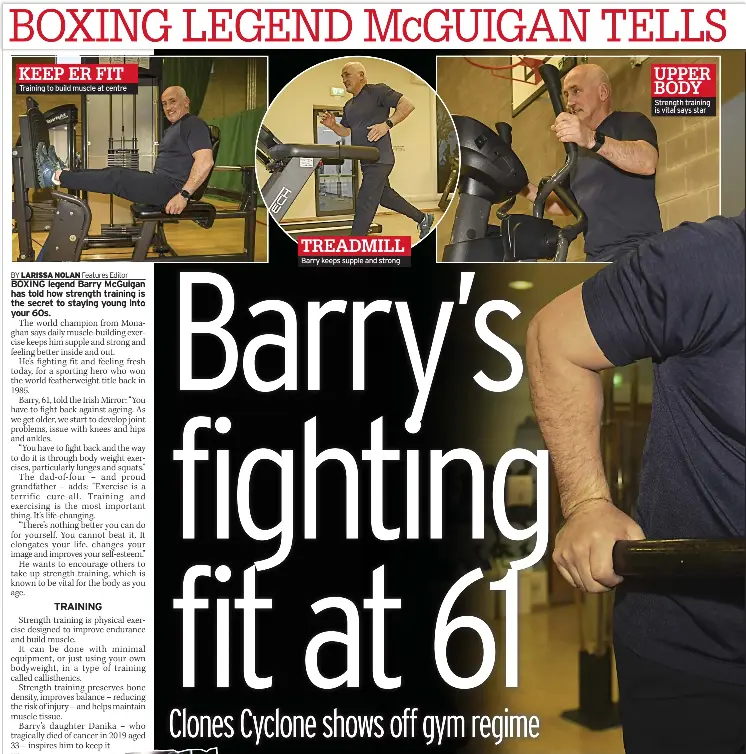 Barry’s fighting fit at 61 - PressReader