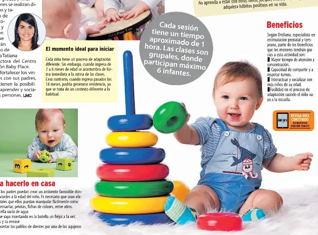 BENEFICIOS DE LA ESTIMULACI­ÓN TEMPRANA - PressReader