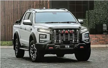 New JAC T9 lands in SA as brand’s pinnacle bakkie - PressReader