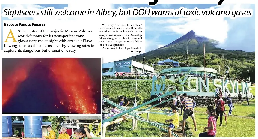 Tourists flocking to Mayon - PressReader