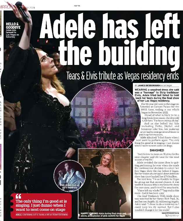 Adele has left the building - PressReader