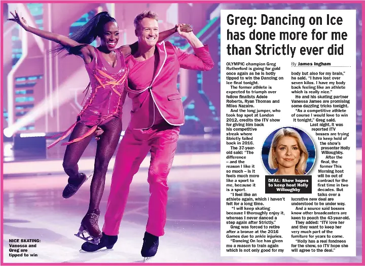 Greg: Dancing on Ice has done more for me than Strictly ever did - PressReader
