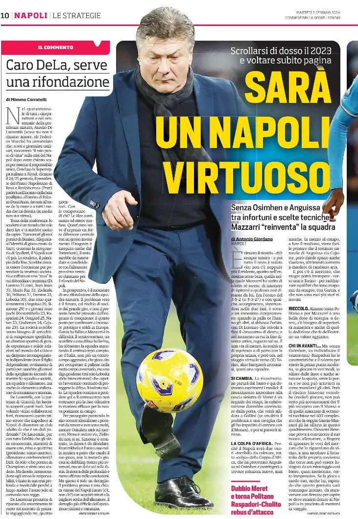 SARA UN NAPOLI VIRTUOSO - PressReader