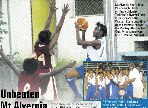 Unbeaten Mt Alvernia cop girls basketball title - PressReader