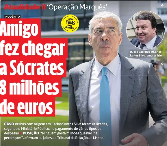 Amigo fez chegar a Sócrates 8 milhões de euros - PressReader