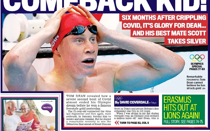 GOLD FOR THE COMEBACK KID! - PressReader