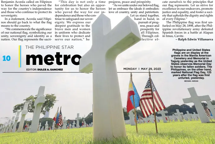 ‘Honor heroes who fought for independen­ce, sovereignt­y’ - PressReader