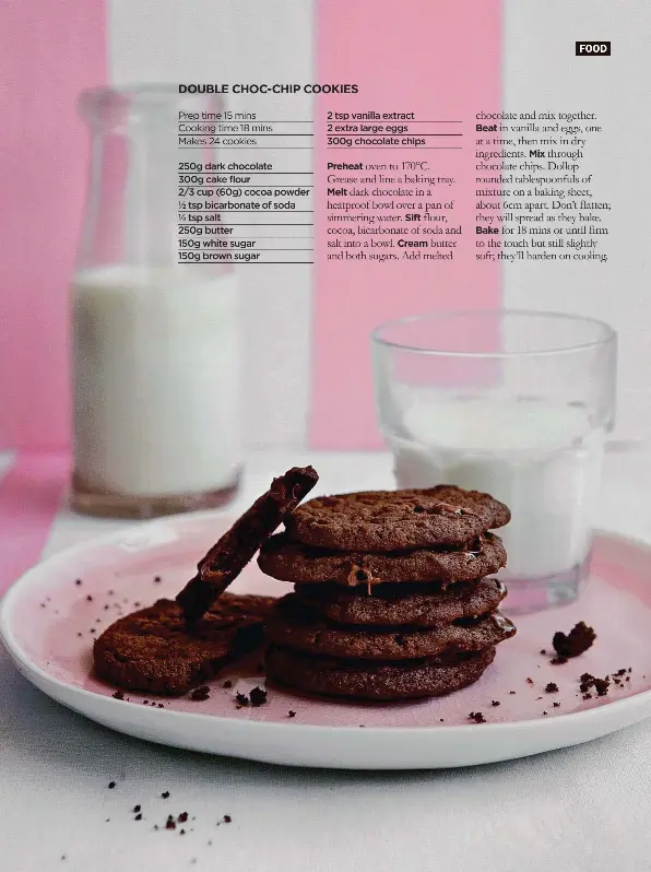DOUBLE CHOC-CHIP COOKIES - PressReader
