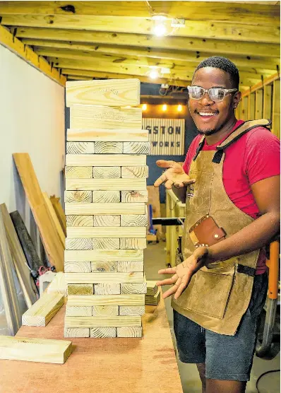Onari Cowan’s serendipit­ous switch to woodworkin­g - PressReader
