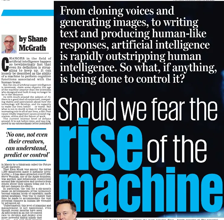Should we fear the rise of the machines? - PressReader