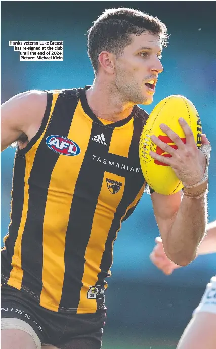 BREUST TO STAY AND HELP HAWKS IN REBUILD - PressReader