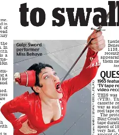 Trick is hard to swallow - PressReader