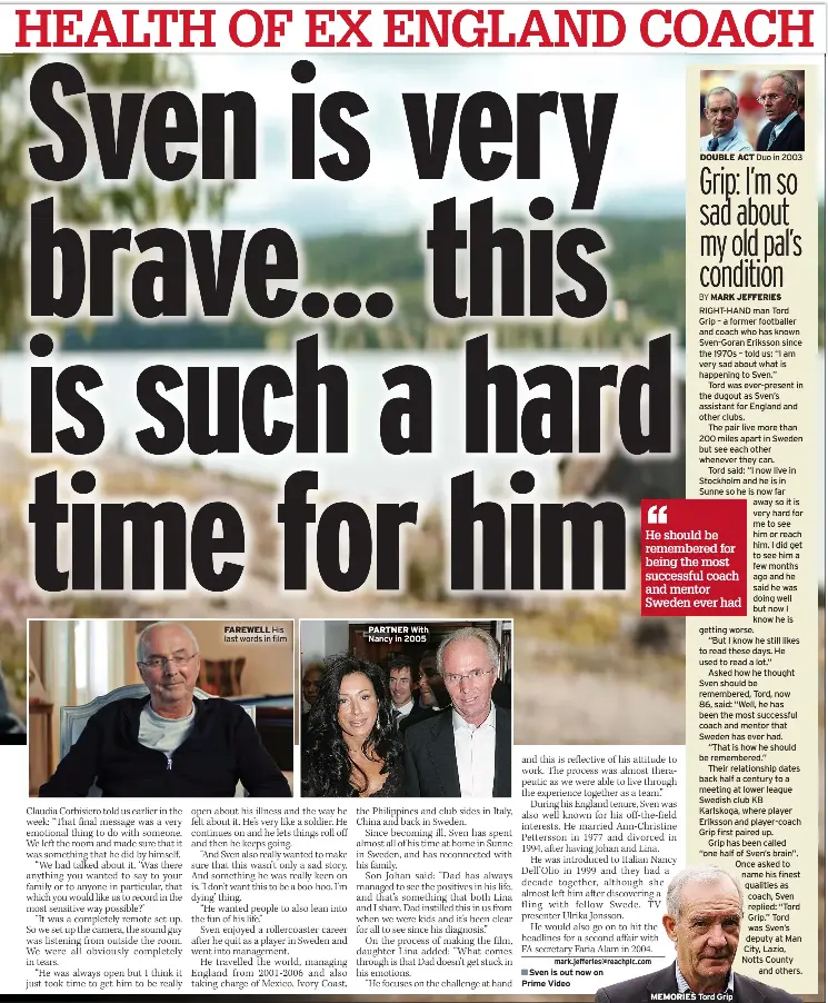 Sven is very brave... this is such a hard time for him - PressReader