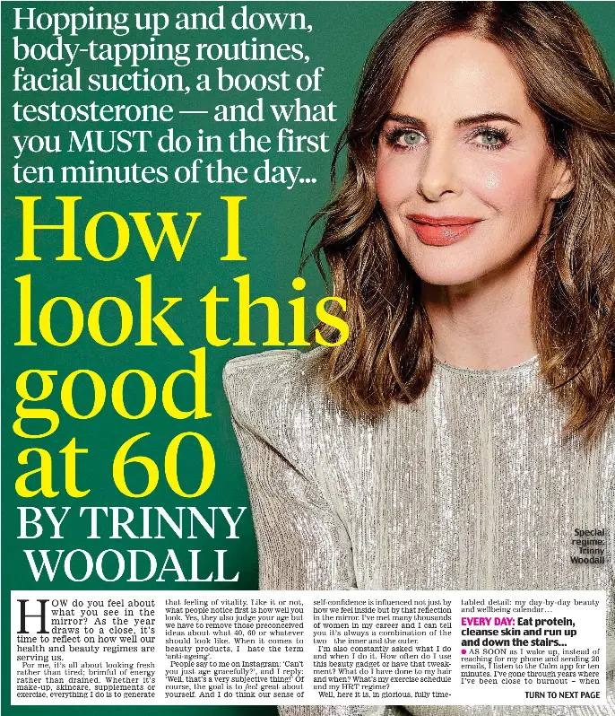 How I look this good at 60 BY TRINNY WOODALL | Scottish Daily Mail ...
