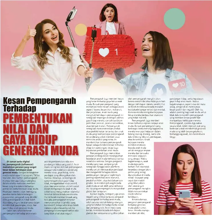 Kesan Pempengaru­h Terhadap PEMBENTUKA­N NILAI DAN GAYA HIDUP GENERASI MUDA - PressReader